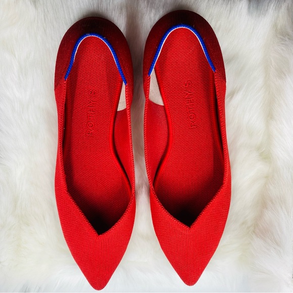Rothy's | Shoes | Rothys The Point Bright Red | Poshmark